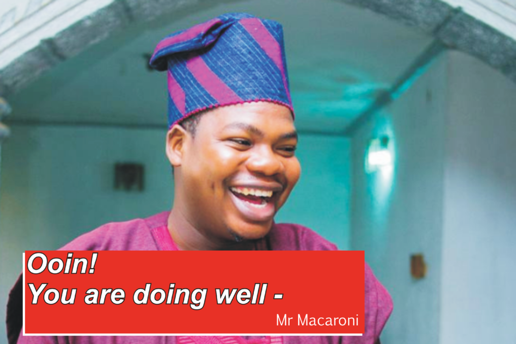 How I started answering Mr Macaroni - Debo Adebayo - Vanguard News