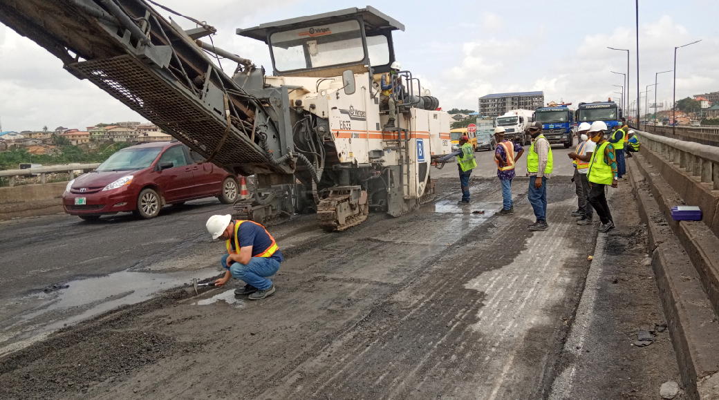PHOTOS: FG begins rehabilitation, partial closure of Kara bridge