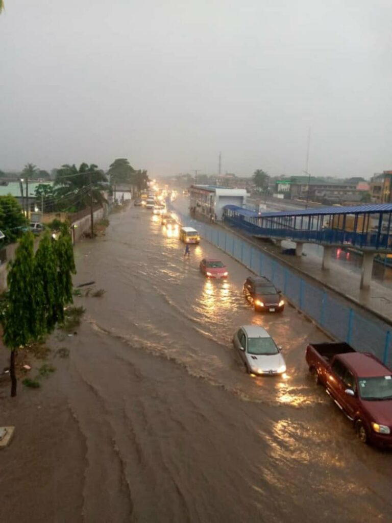 Photos, Videos: Flood submerges Lagos - Vanguard News