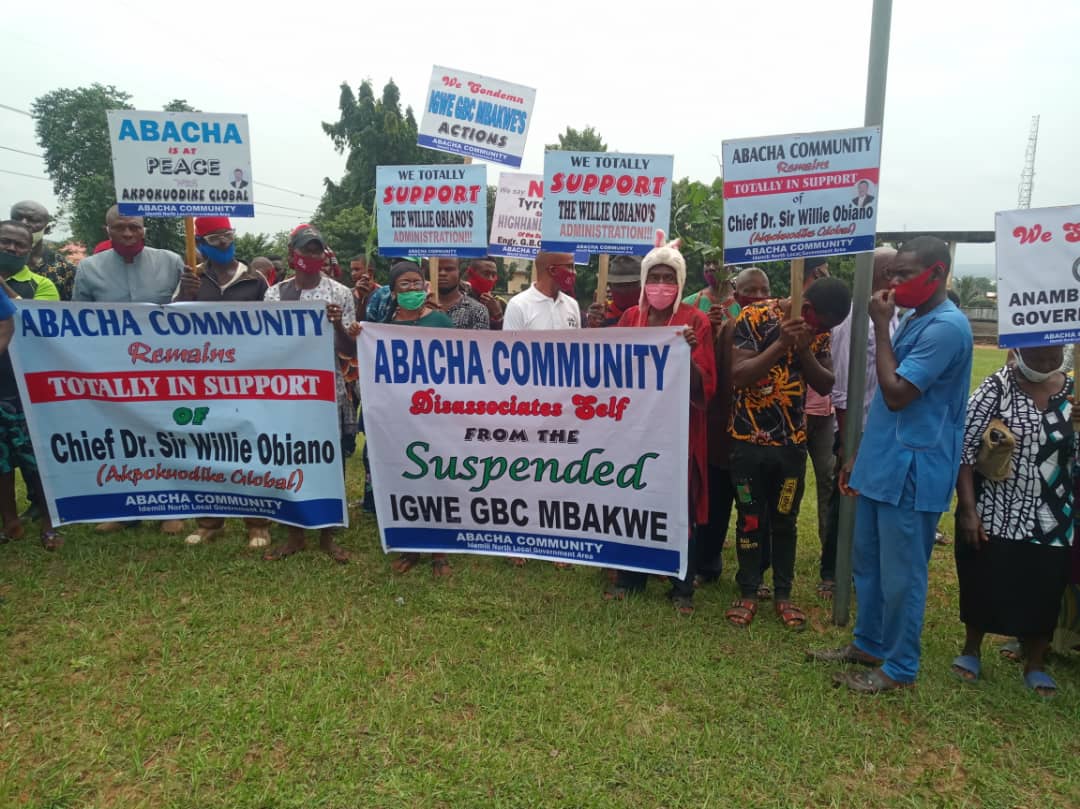 Another Anambra community disowns suspended Monarch over Abuja trip