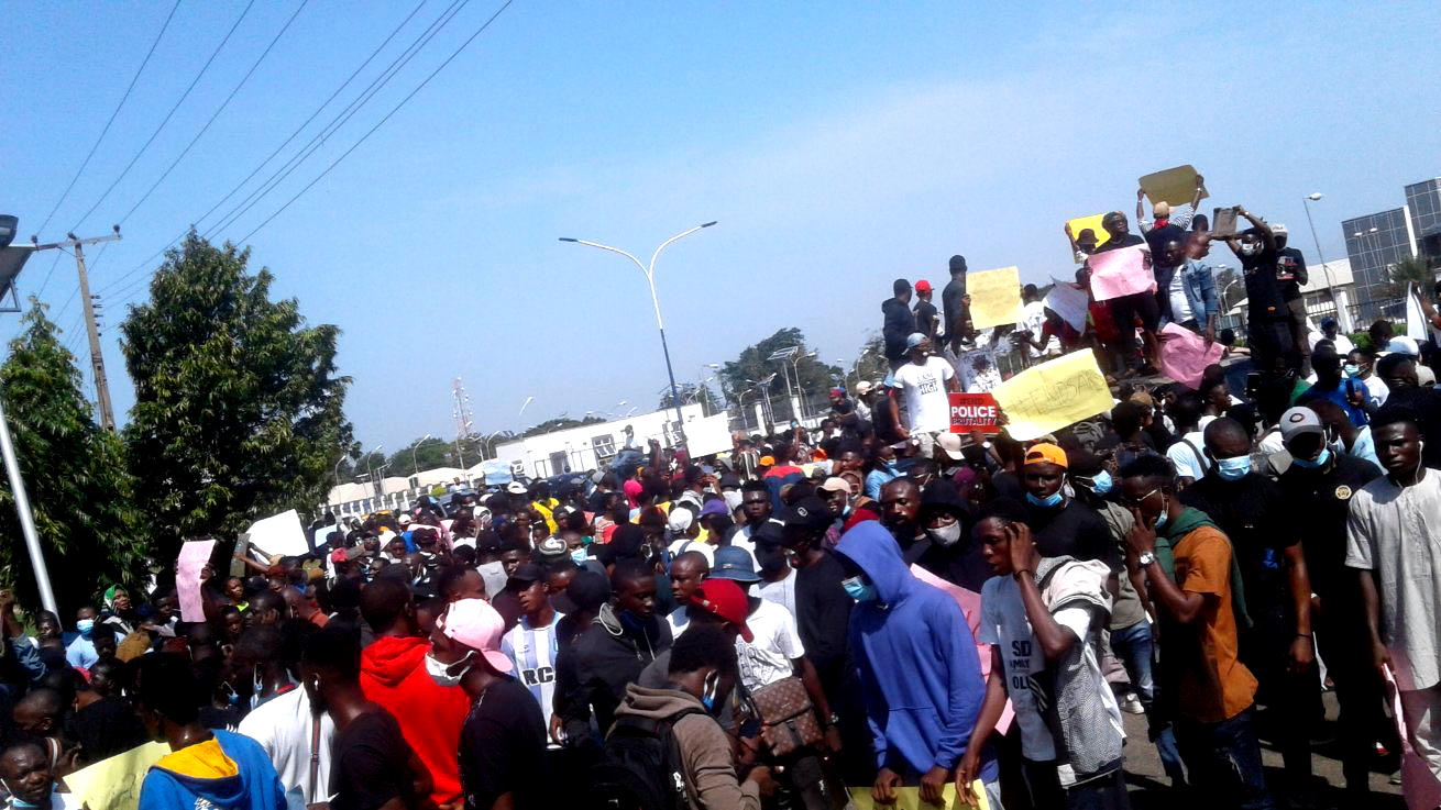 UPDATED: Photos, videos of on-going #EndSARS protest