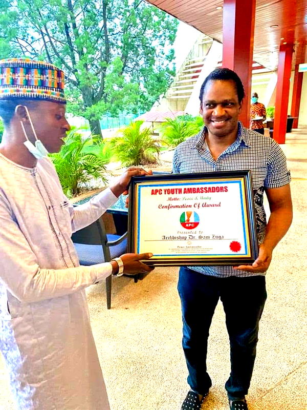 Archbishop Dr Sam Zuga receives 3 prestigious awards in one week