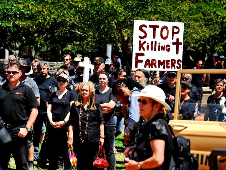 White South African farmers protest over rural killings - Vanguard News