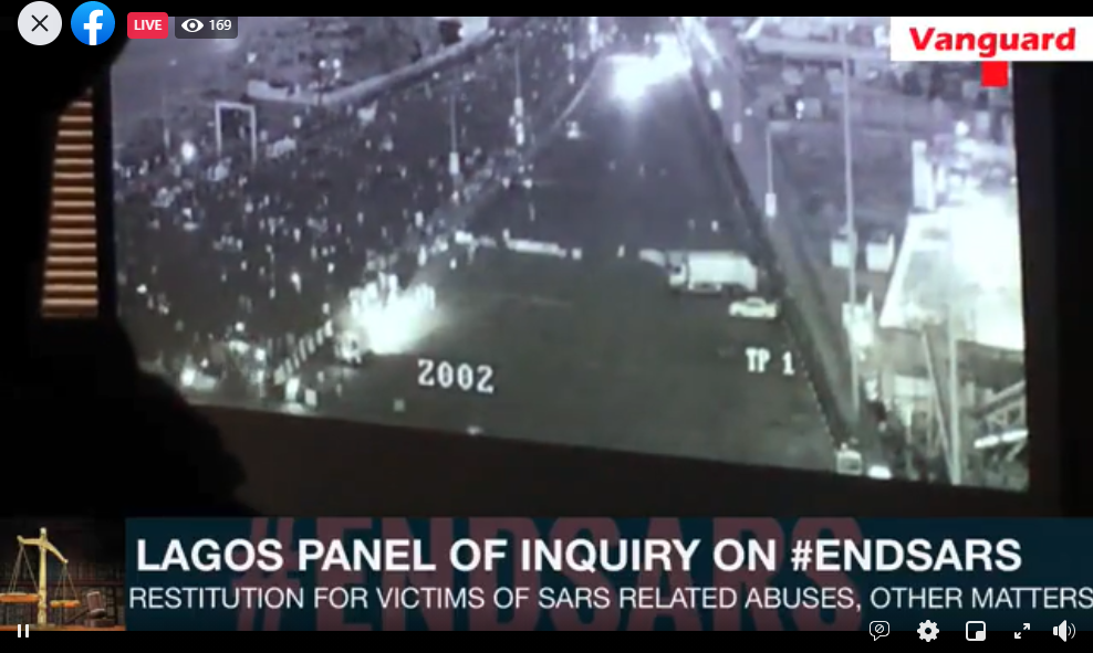Lagos Panel of Inquiry views LCC CCTV footage of #EndSARS protesters