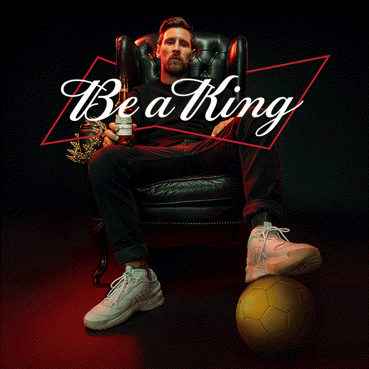 G.O.A.T.: Budweiser bottles for 160 keepers Messi put 644 goals past