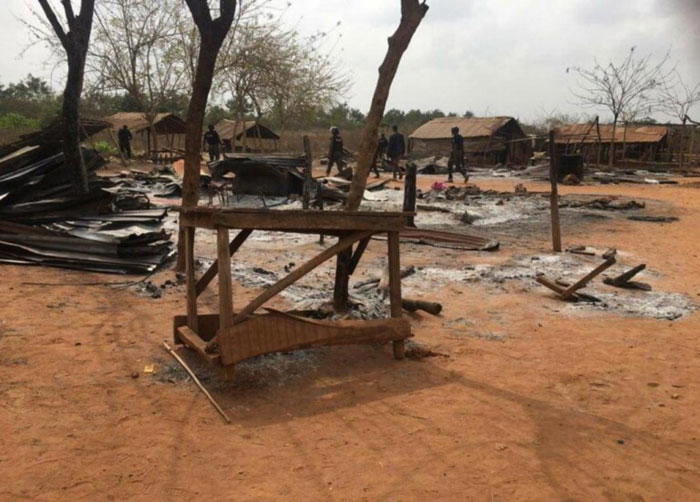 [PHOTOS] Attack on Seriki Fulani's house in Ogun - Vanguard News