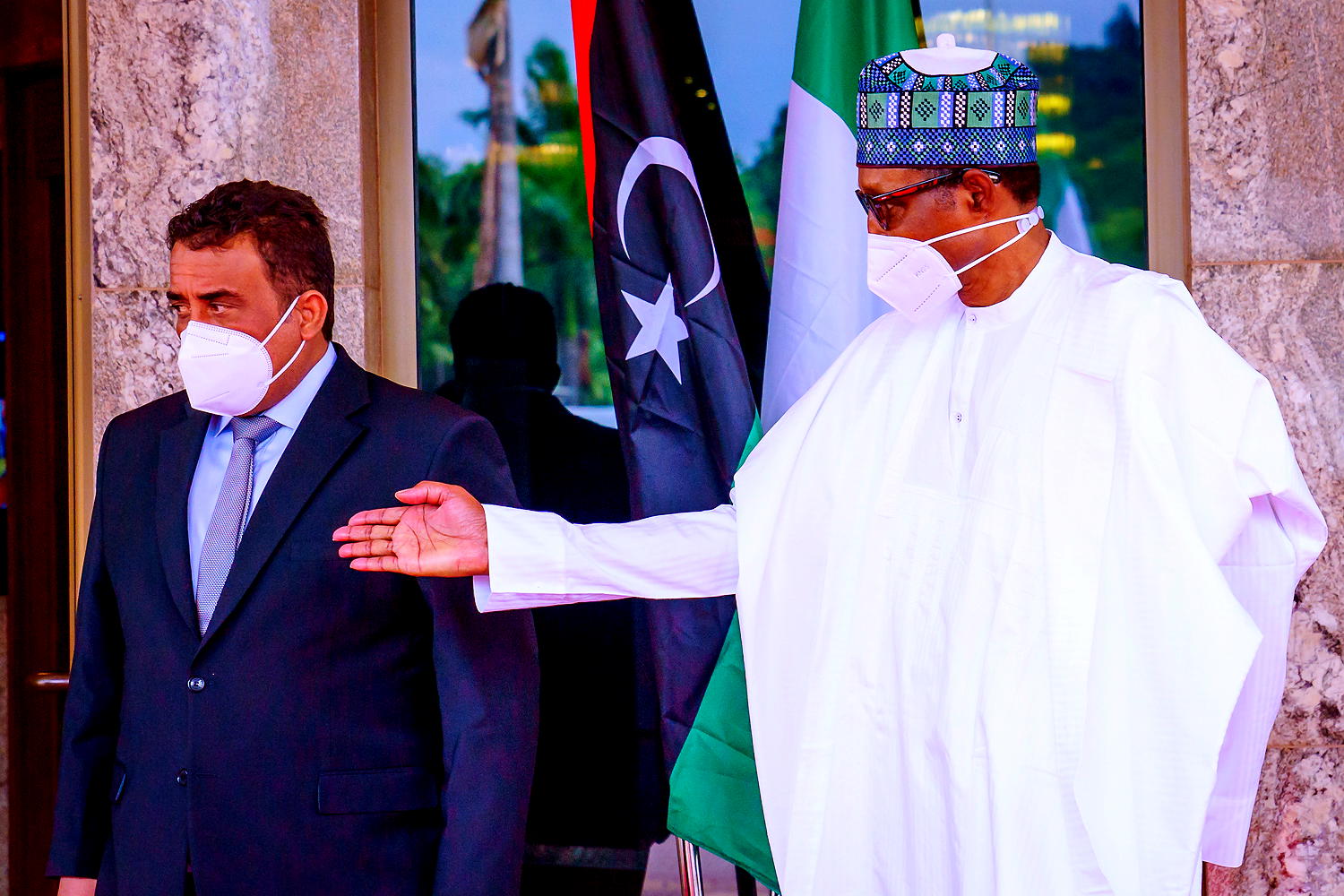Buhari receives President of the Libyan Presidential Council Mohamed ...