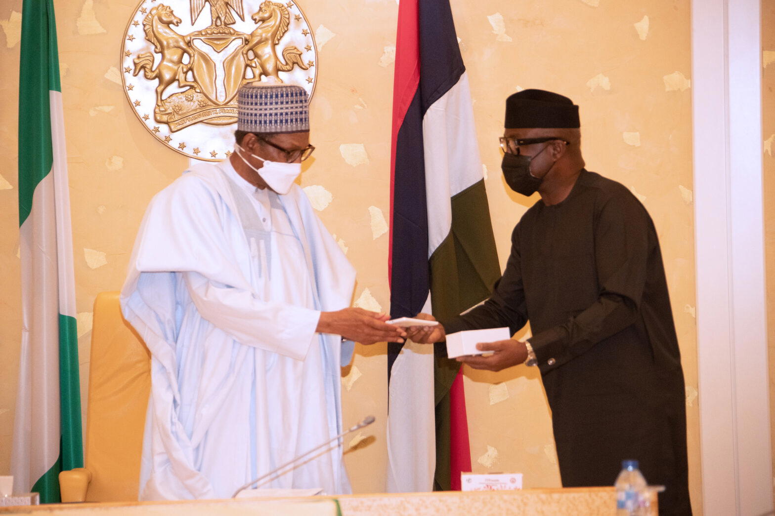 Buhari Receives 1st Made In Nigeria Cell Phone Vanguard News buhari-receives-1st-made-in-nigeria-cell-phone-vanguard-news