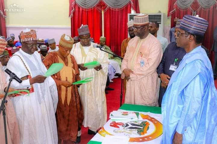 Buni swears in Gulani LGA Chairman, others - Vanguard News