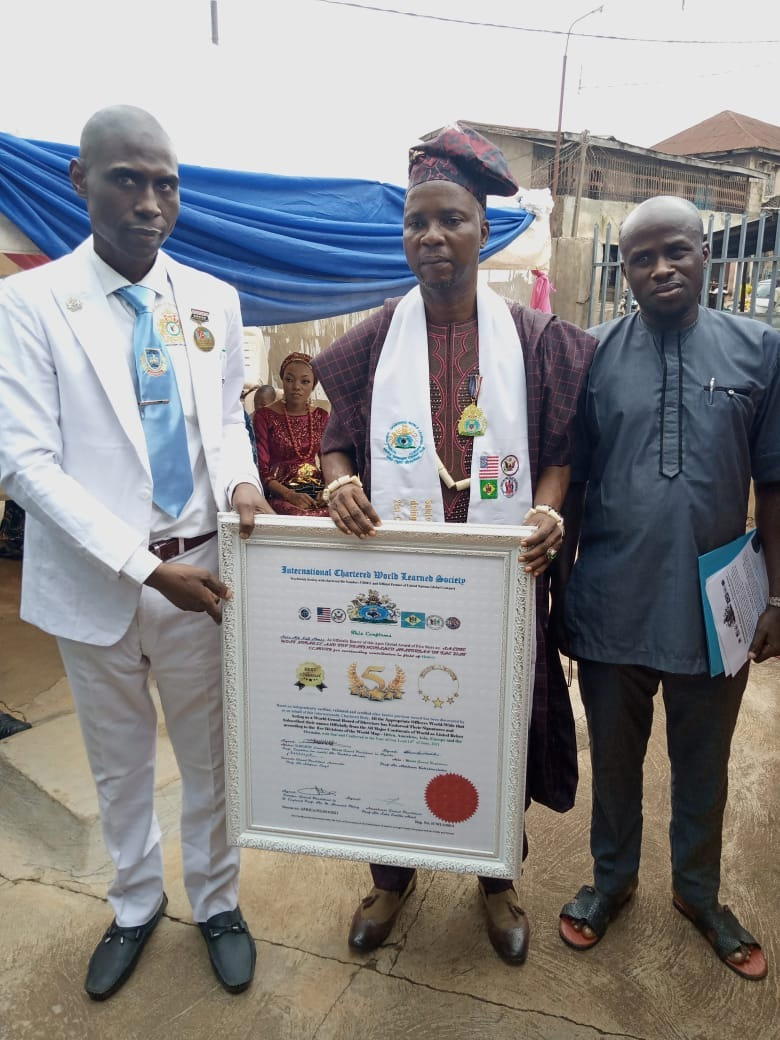 ICWLS Global Awards: UNESCO Laureate Decorates Chief Imam Bada