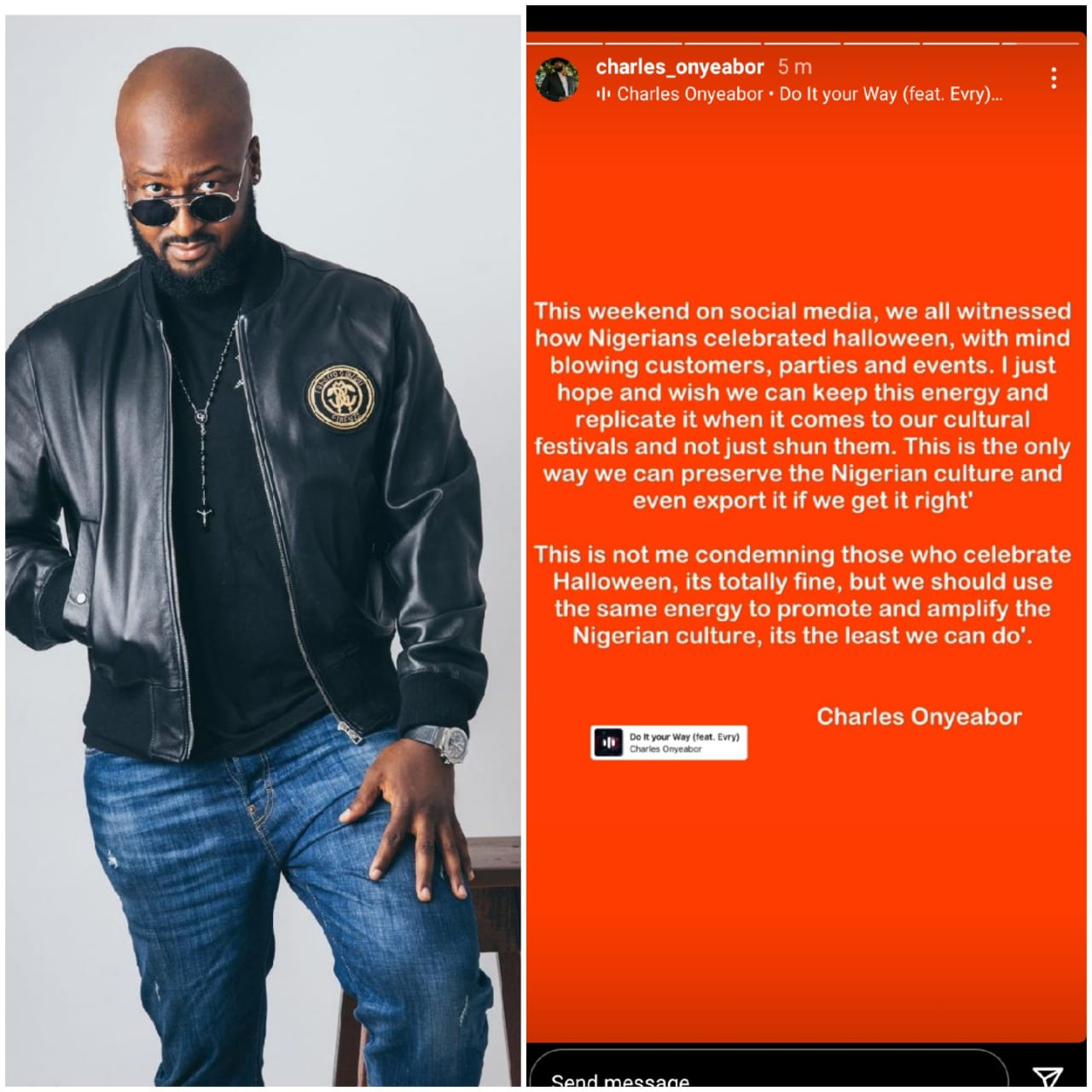 Halloween - Musician, Charles Onyeabor advises Nigerian celebrities to ...