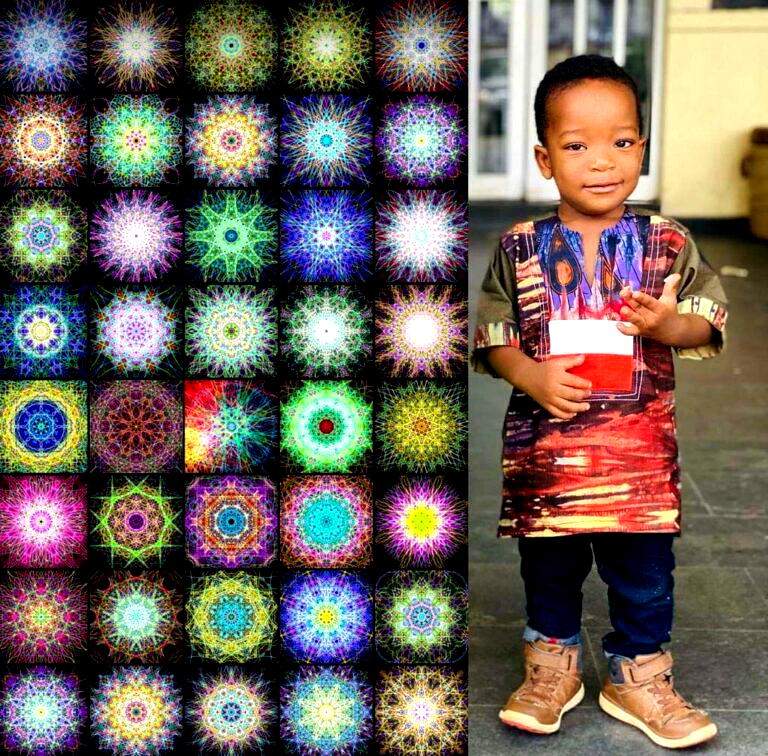 2-year-old Adejuwon makes history with debut solo exhibition