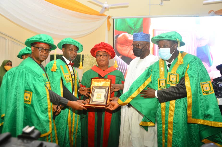 Aisha Buhari, Gambari, Kamoru Yusuf, Indimi others bag KWASU honorary ...