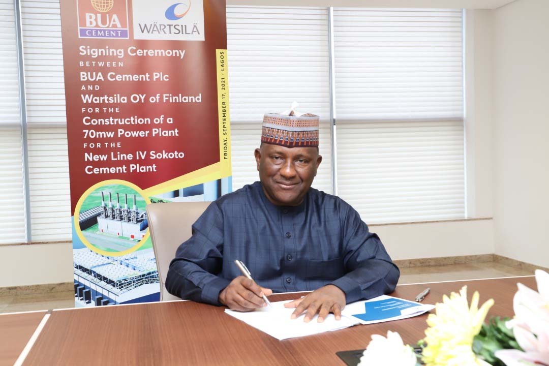 BUA, Wartsila OY of Finland sign agreement for construction of 70MW ...