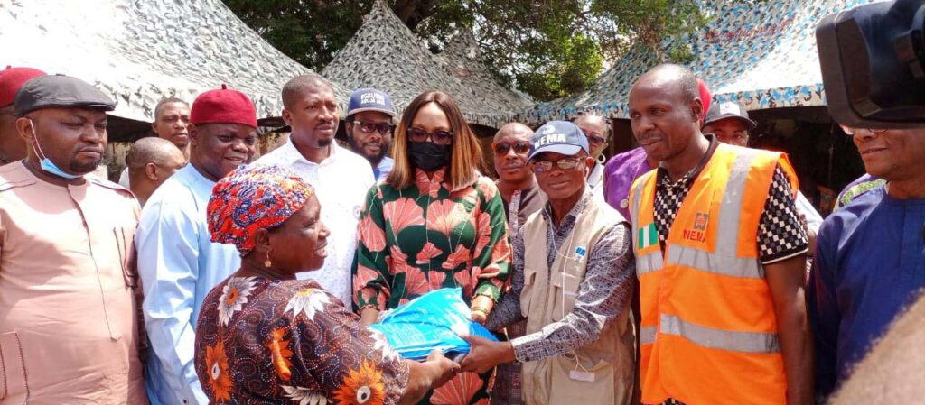 NEMA distributes relief materials to victims of flood, communal crisis ...