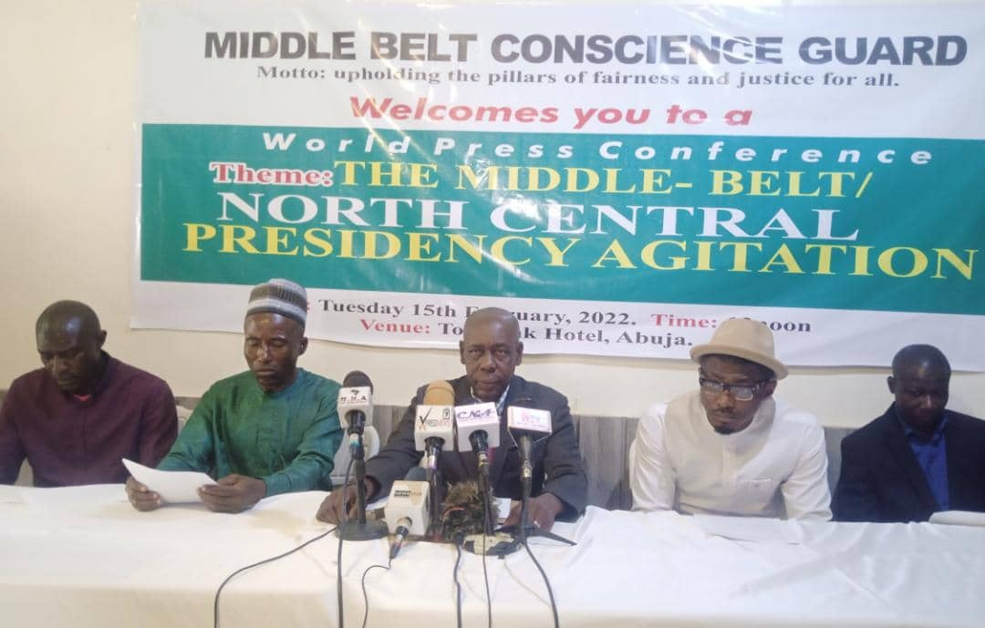 North-Central, not South deserves Presidency, Middle-Belt Group ...
