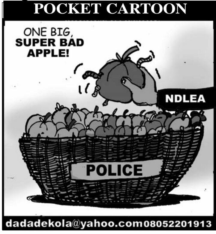 Cartoon: Bad apple? In police? - Vanguard News