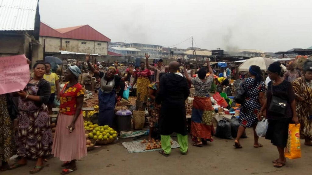 Over 500 women protest ejection from Onitsha market - Vanguard News