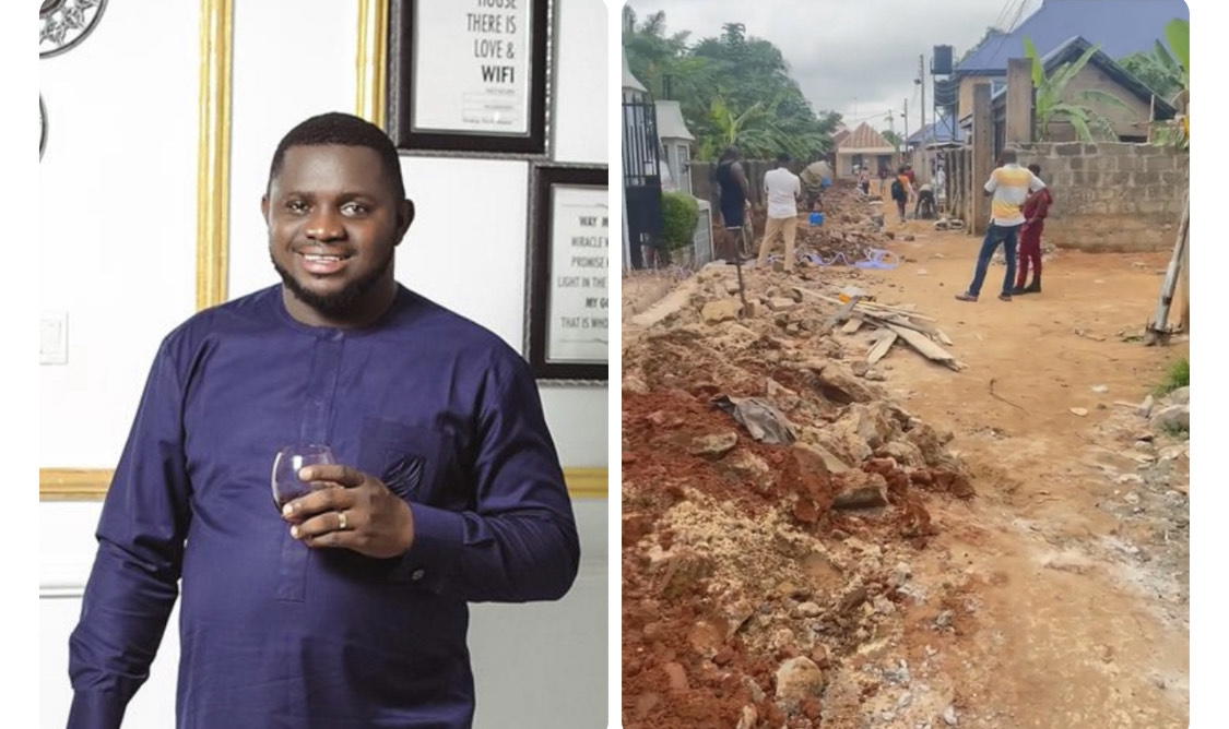 Asaba Hotel CEO, Kome commences construction of access road - Vanguard News