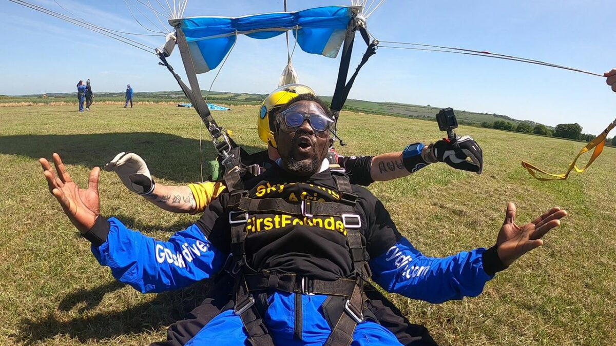 Africa Day: David-Lanre Messan skydives to honor African Founders ...