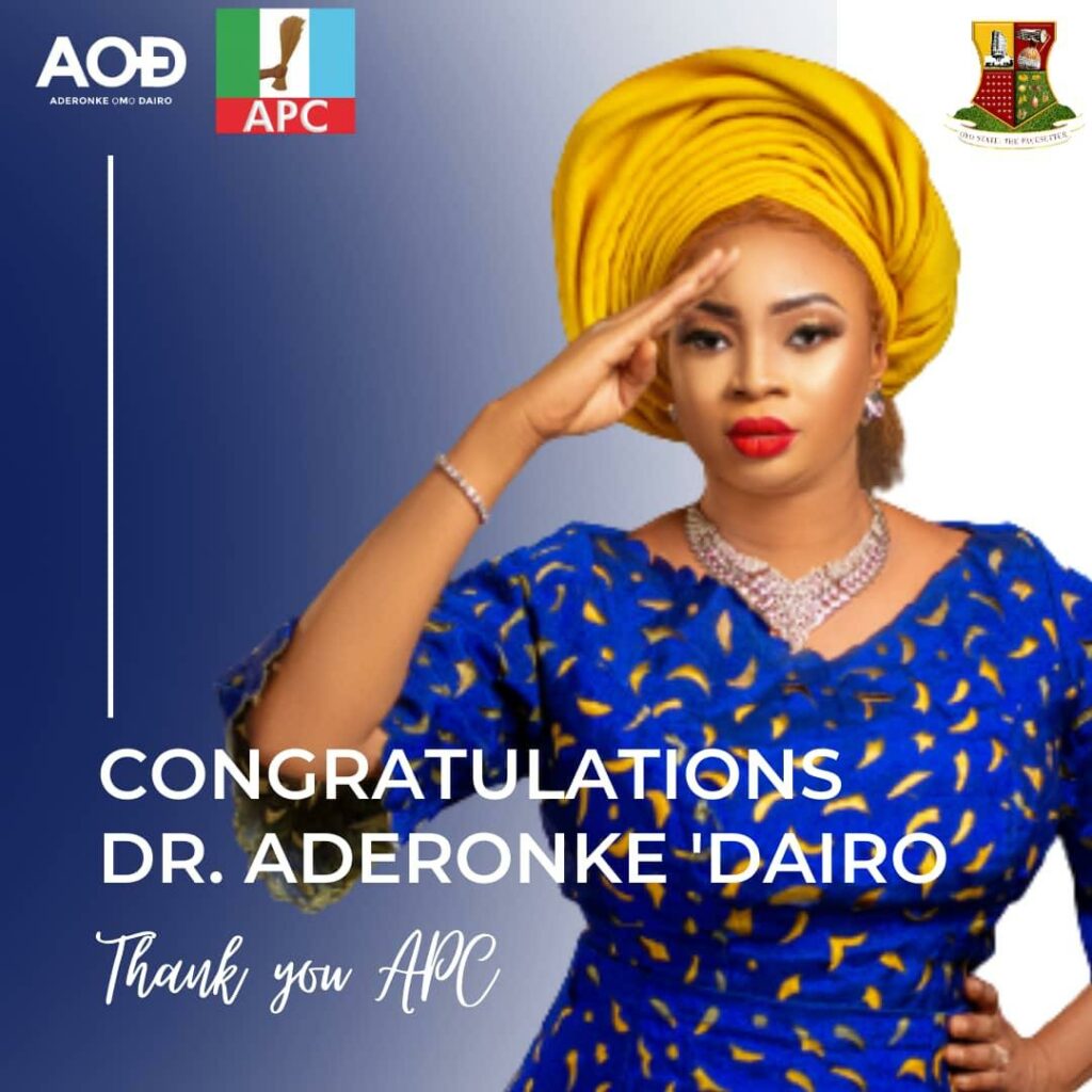 Dr Aderonke Dairo wins Ibadan North East II APC Primary election ...
