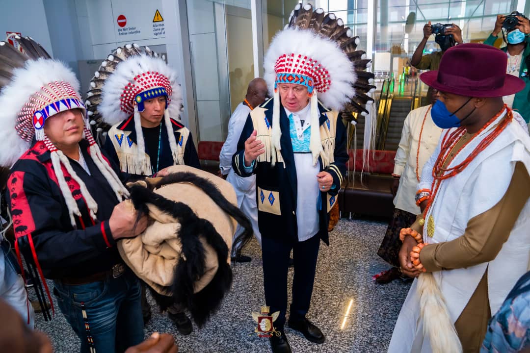 Tsuut' ina Nation receives Olu of Warri in Canada - Vanguard News