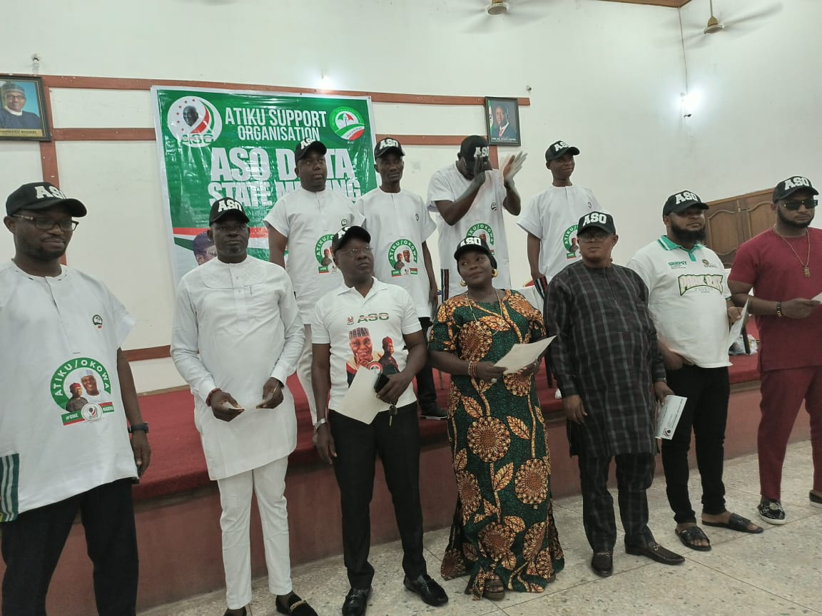 2023: Atiku Support Organisation unveils 19-man team in Delta ...