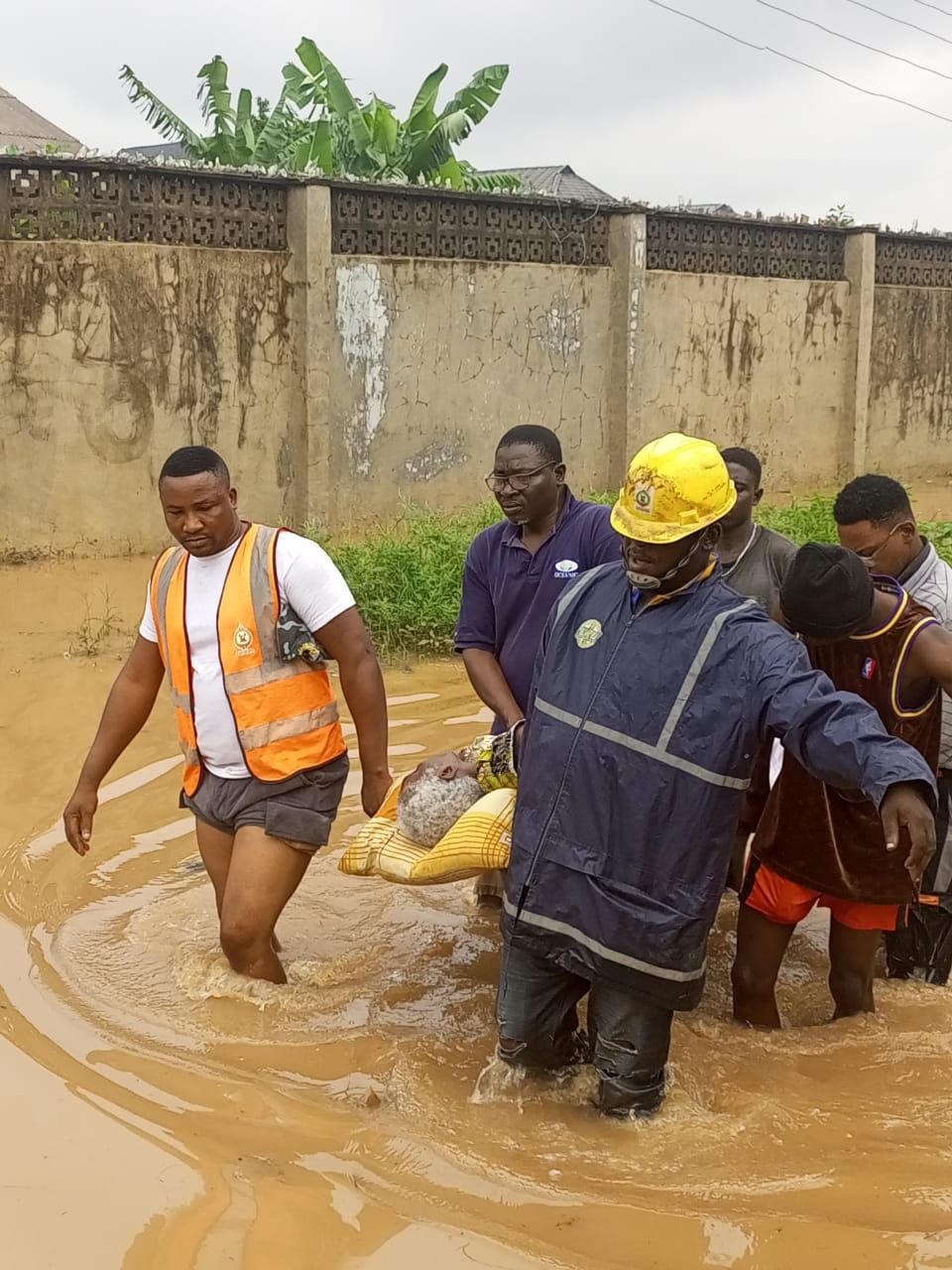 LASEMA rescues woman trapped in flood