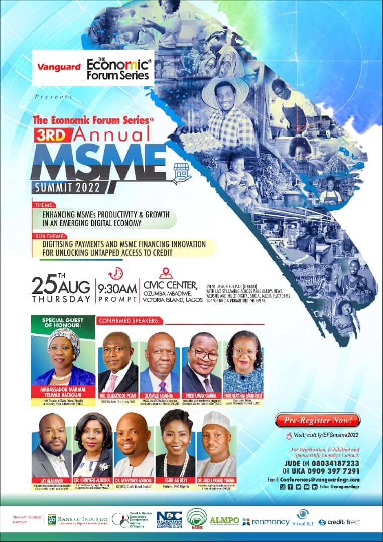 Vanguard, The Economic Forum Series with BoI, SMEDAN & NASME, convene ...