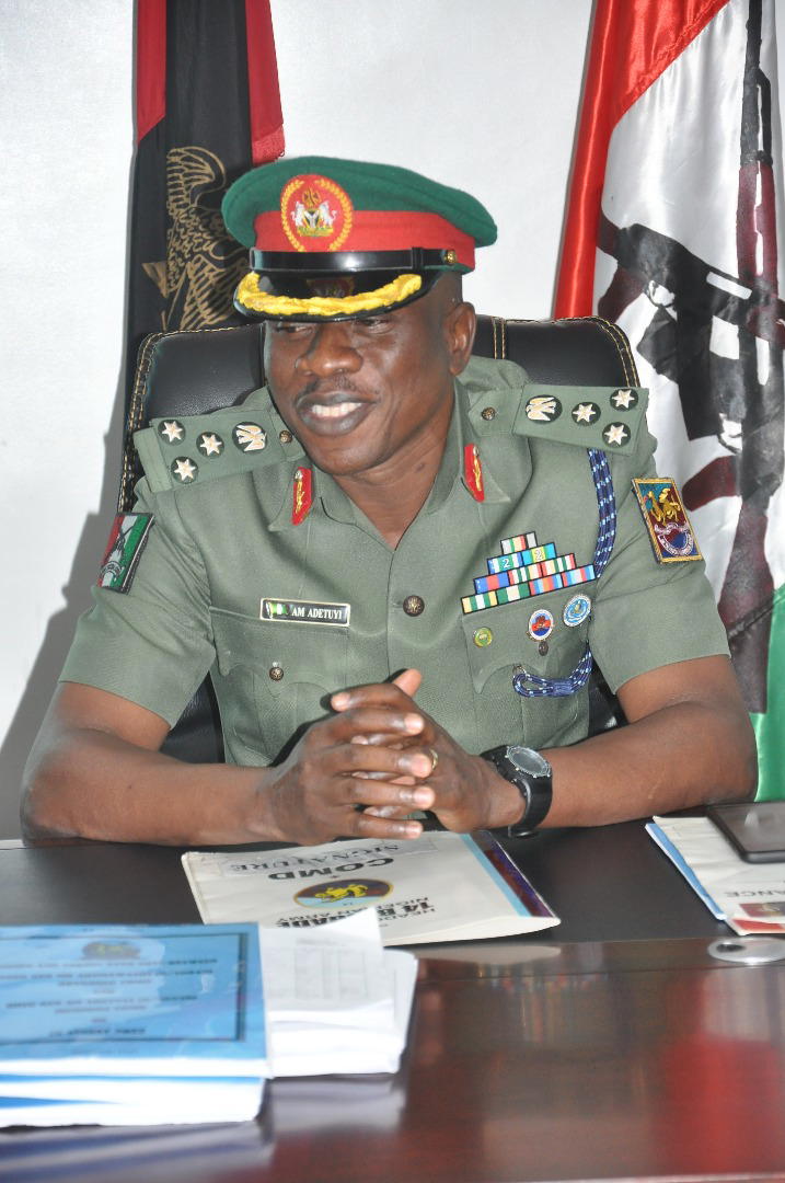 Gen Adetuyi takes over as commander, 14 brigade Ohafia - Vanguard News