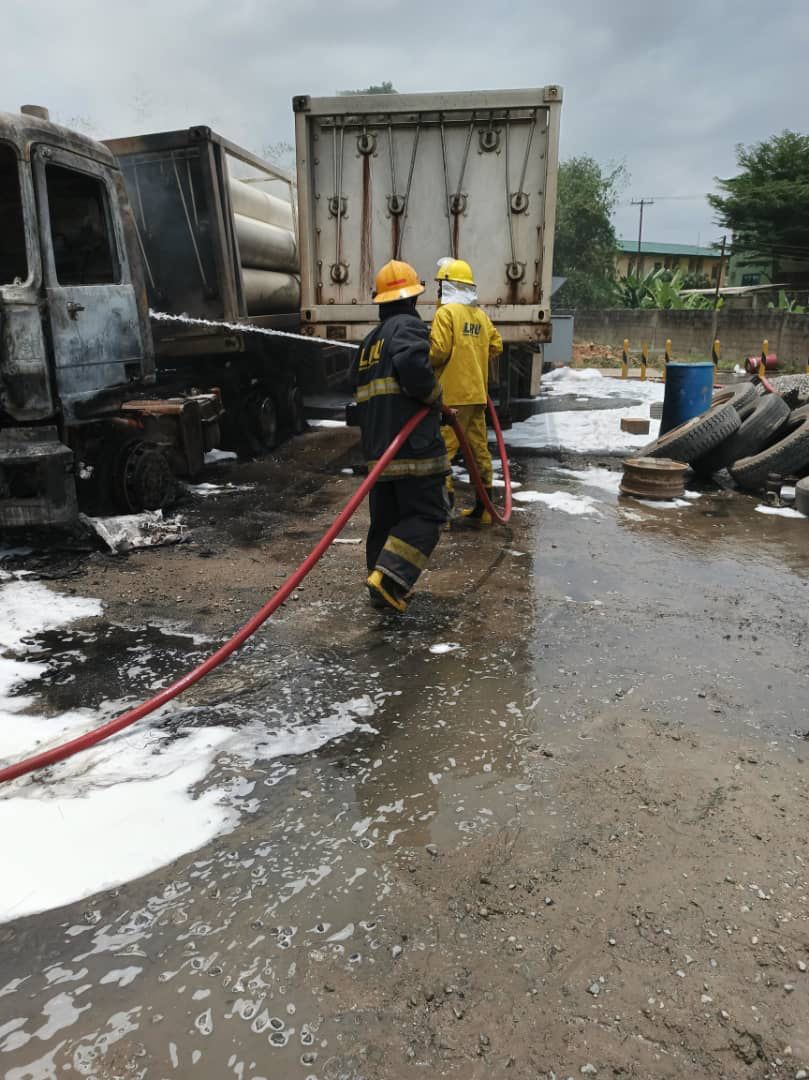 Anxiety as truck explodes beside RCCG Camp