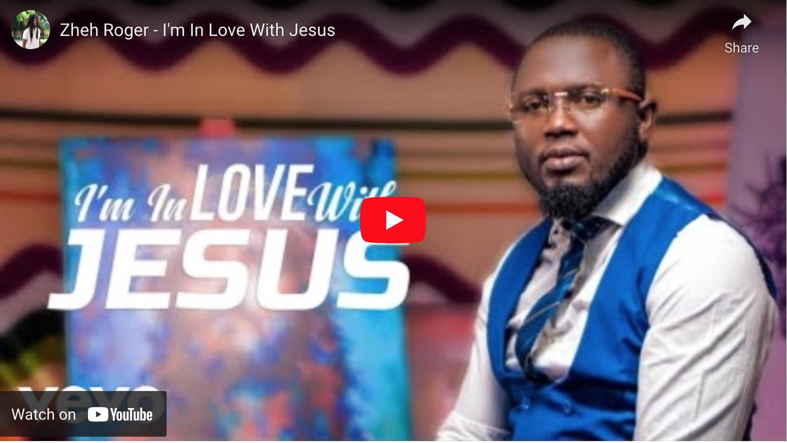 Nigerian gospel singer zheh Roger releases new single 'I am in love ...