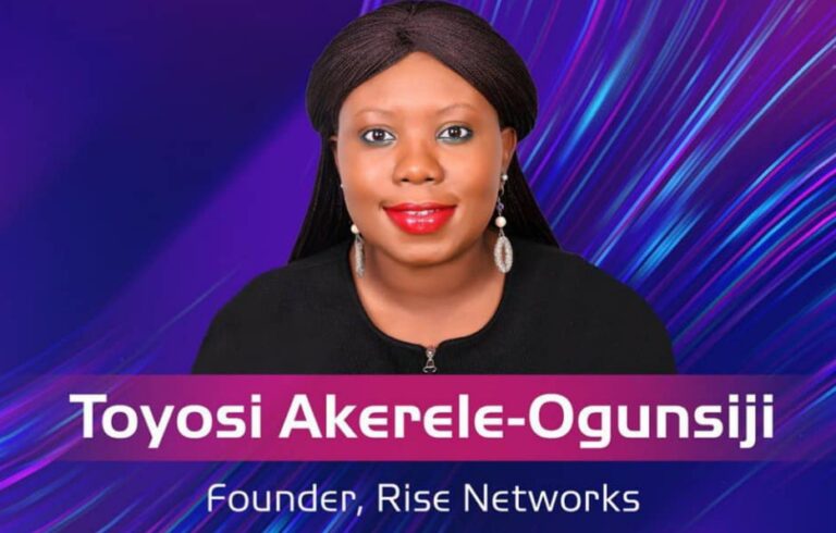 Toyosi Akerele-Ogunsiji, Rise Networks Founder, is one of 2 Nigerians invited to Artificial ...