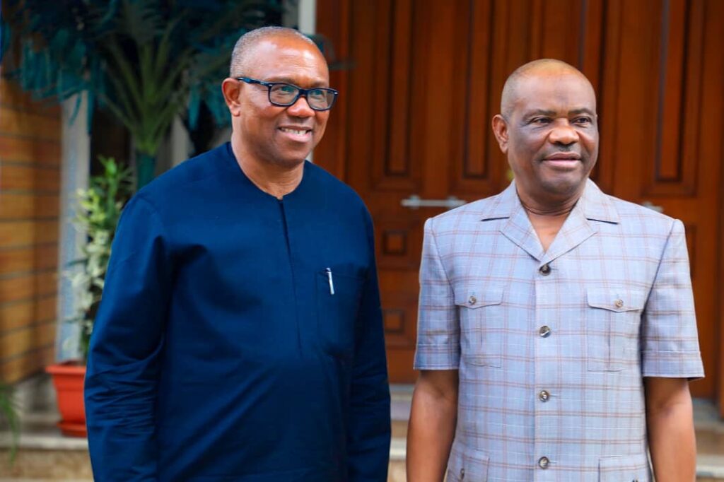 [Photos] Wike hosts Peter Obi - Vanguard News