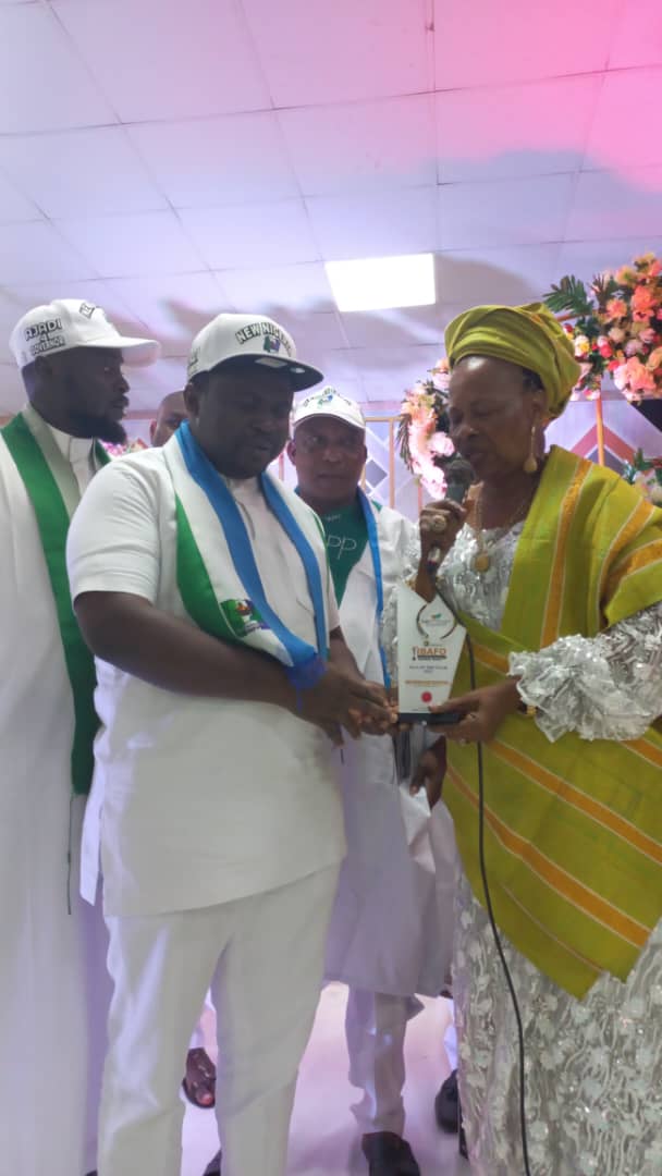 Ajadi dedicates award to Ibafo people - Vanguard News