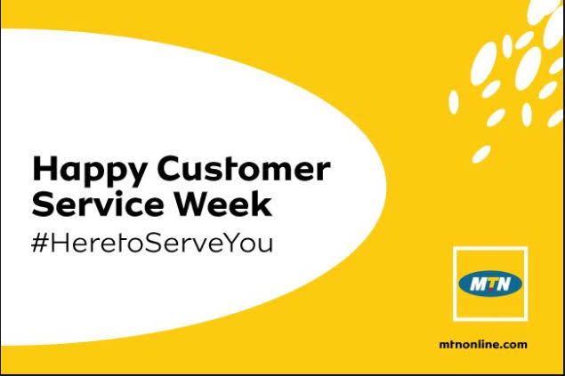 MTN gifts customers airtime top-up to celebrate Customer Service Week