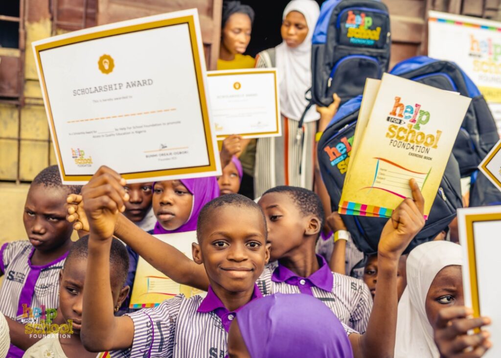 Foundation gives scholarships, educational materials to pupils