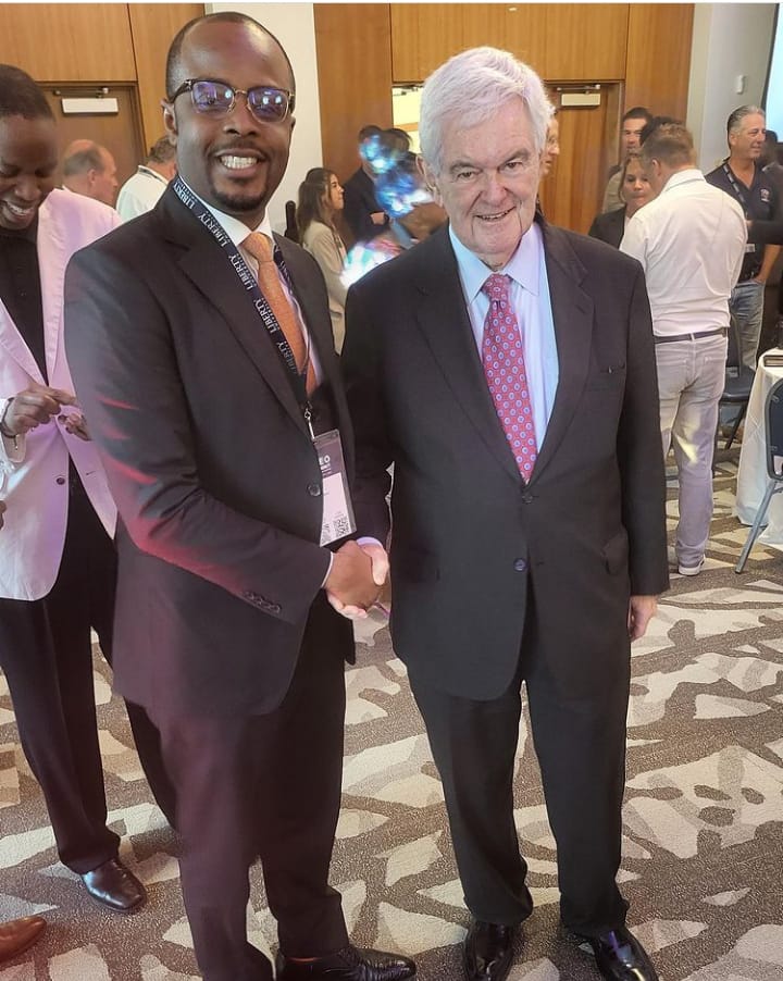 Economy: Stanel Group Chair, Uzochukwu woo former US Speaker, Gingrich ...