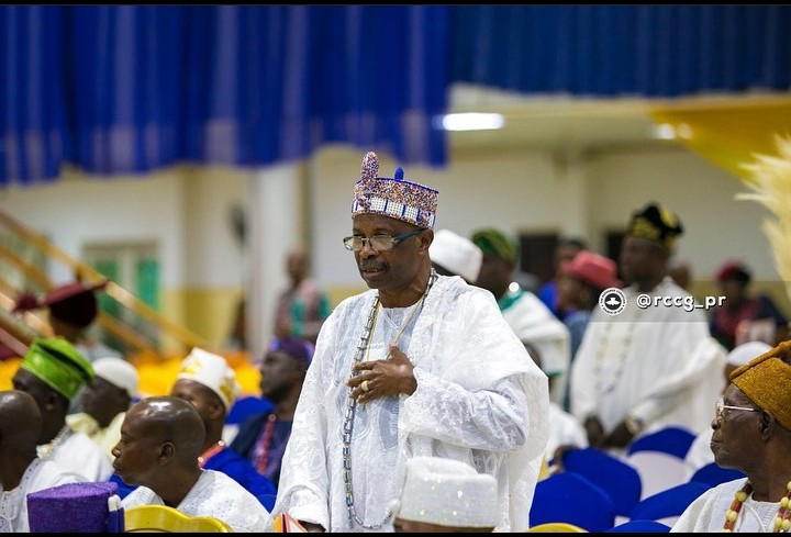 PHOTOS: Ooni of Ife, other traditional rulers pray at Redemption Camp