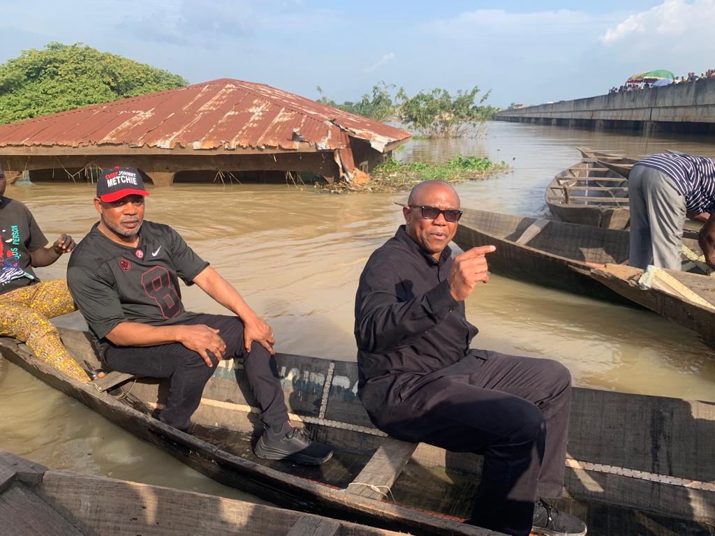 Flood: Obi visits Umueri IDPs, as PG Metchie tasks FG, world leaders on ...