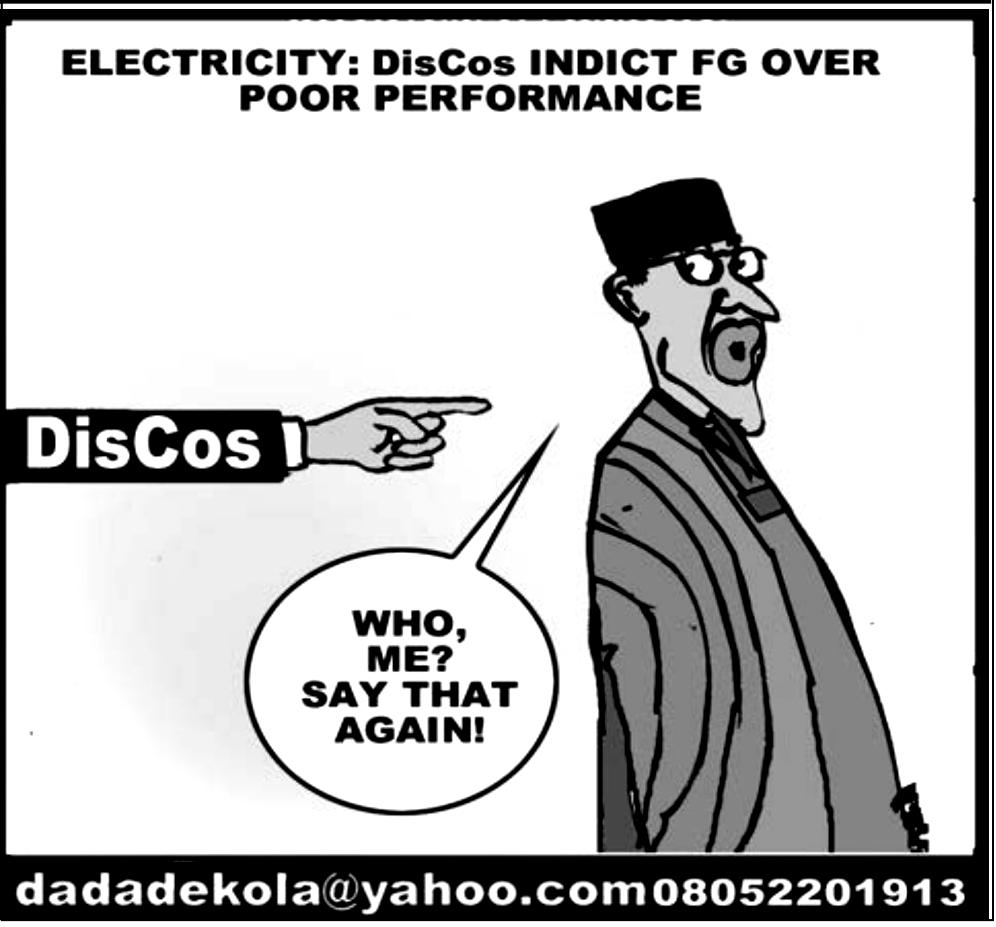 Cartoon: Electricity and powerless power - Vanguard News