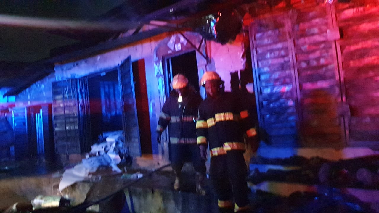 Man electrocuted as midnight fire guts buildings in Lagos - Vanguard News