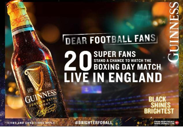 Guinness to reward 20 football super-fans with all-expense paid trip to ...