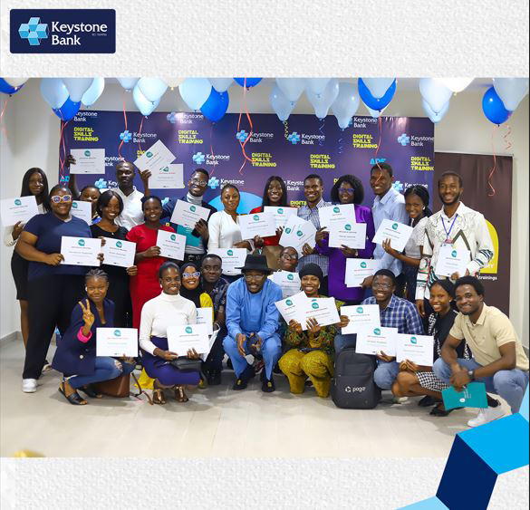 Keystone Bank employees enroll 40 youths in digital skills training ...