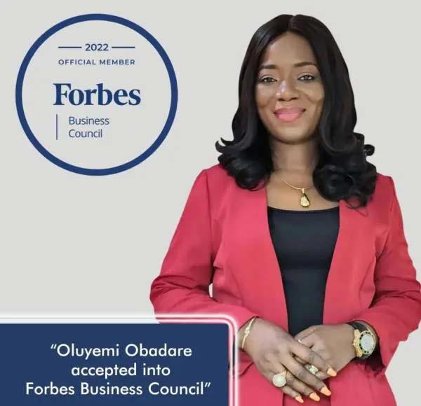 Obadare makes Forbes Business Council