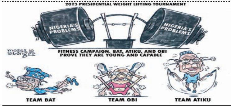 Cartoon: Who's fit, fitter, fittest? - Vanguard News