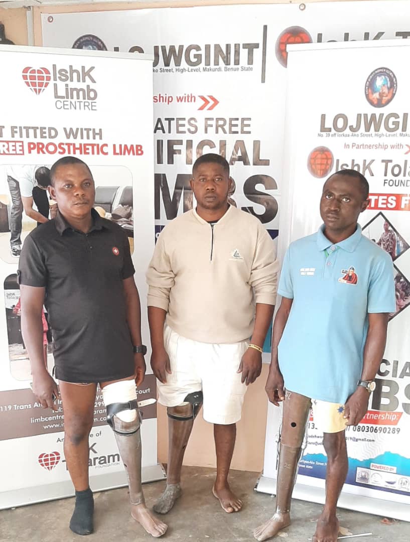 Incapacitation: Succour at last, as 120 Benue amputees get free legs to ...
