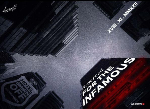 Smirnoff No Known Address returns in a notoriously new format - Hotel ...