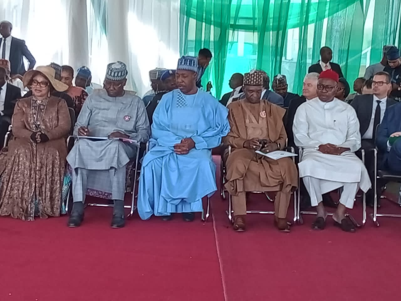 Agribusiness: Buhari showcases NALDA's spraying drone, tractors, others ...