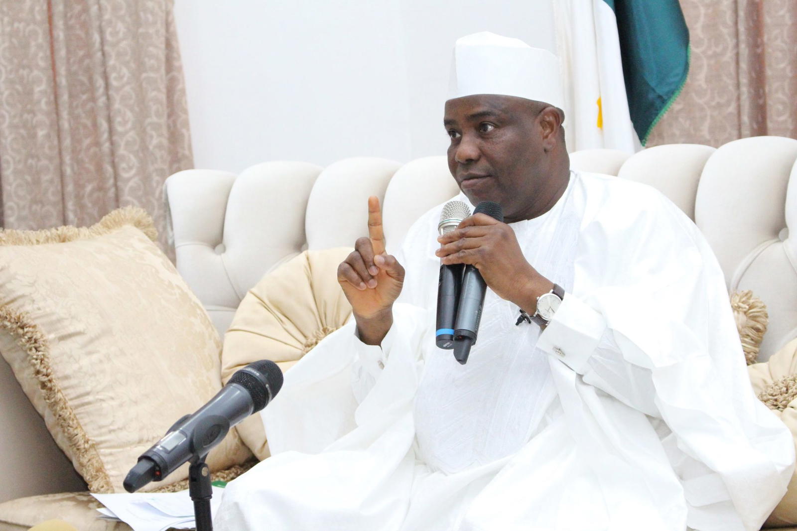 Tambuwal blasts APC, says Tinubu’s govt thrives on propaganda ...